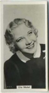 Una Merkel – Biographical Notes and Quotes — Immortal Ephemera